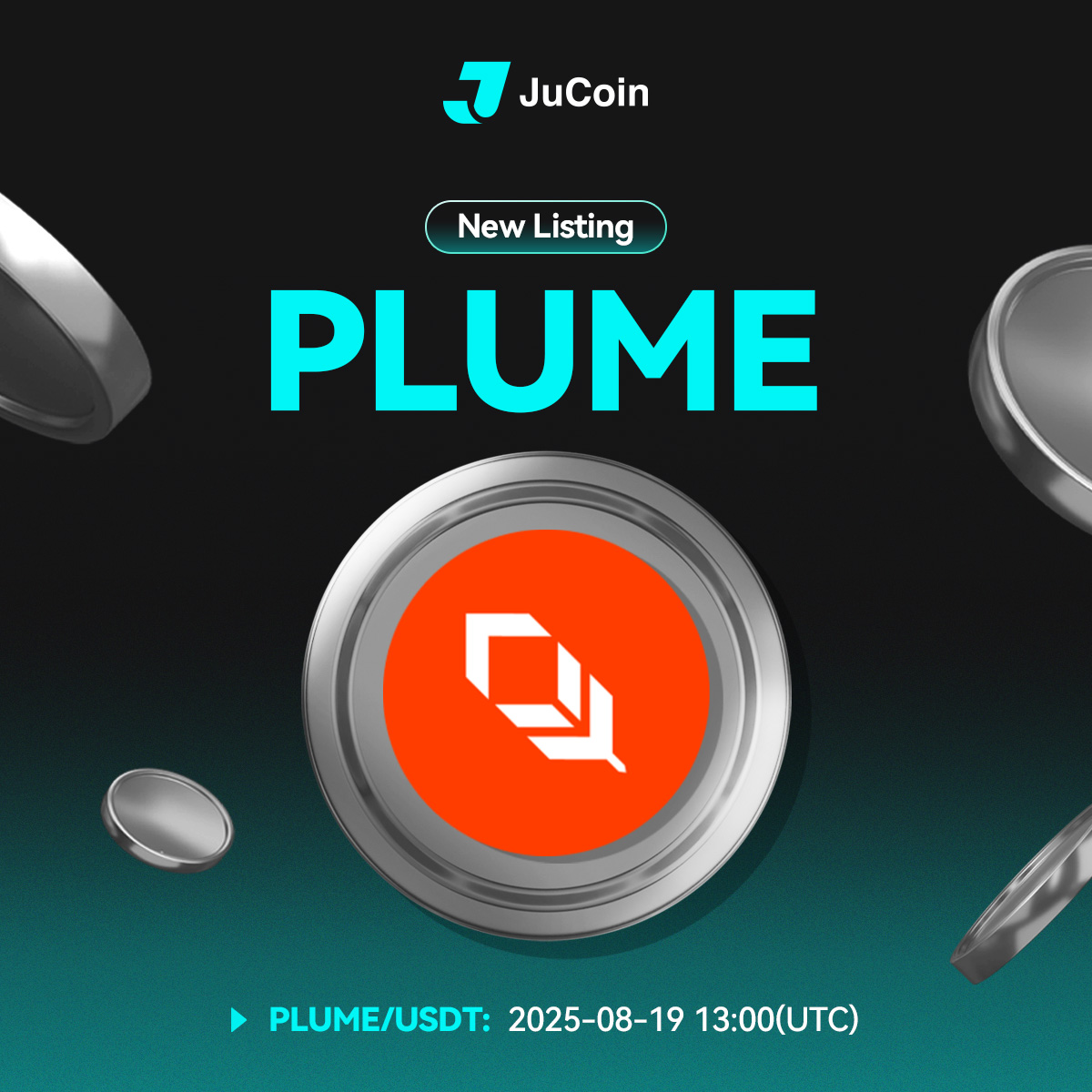 JuCoin จะเปิดให้เทรด PLUME/USDT ในวันที่ 19 สิงหาคม 2025 เวลา 13:00 (UTC) – ศูนย์ช่วยเหลือ