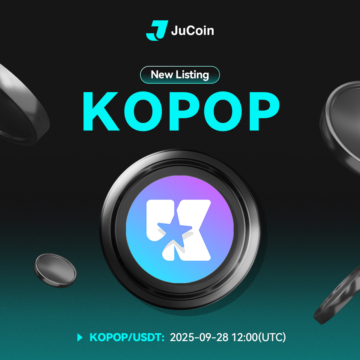 JuCoin to List KOPOP/USDT Trading Pair on September 28, 2025, at 12:00 ...