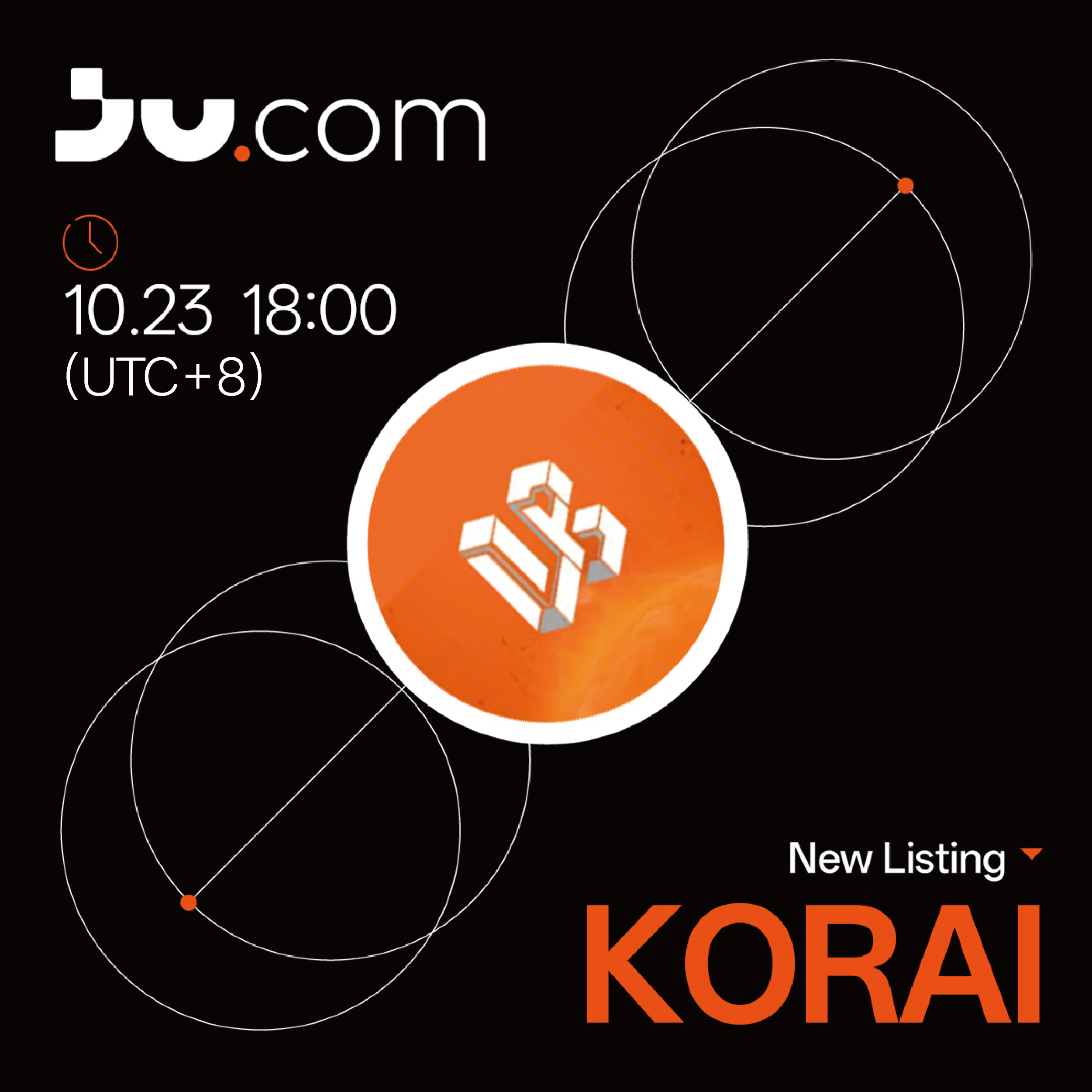 Ju.com, 23 Ekim 2025 18:00'da (UTC+8) KORAI/USDT İşlem Çiftini Listeye ...